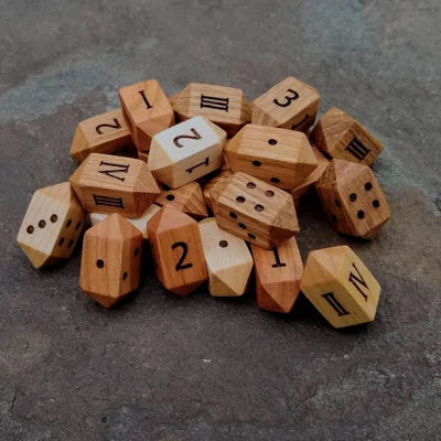 D4 Barrel Dice – Wood Tactics